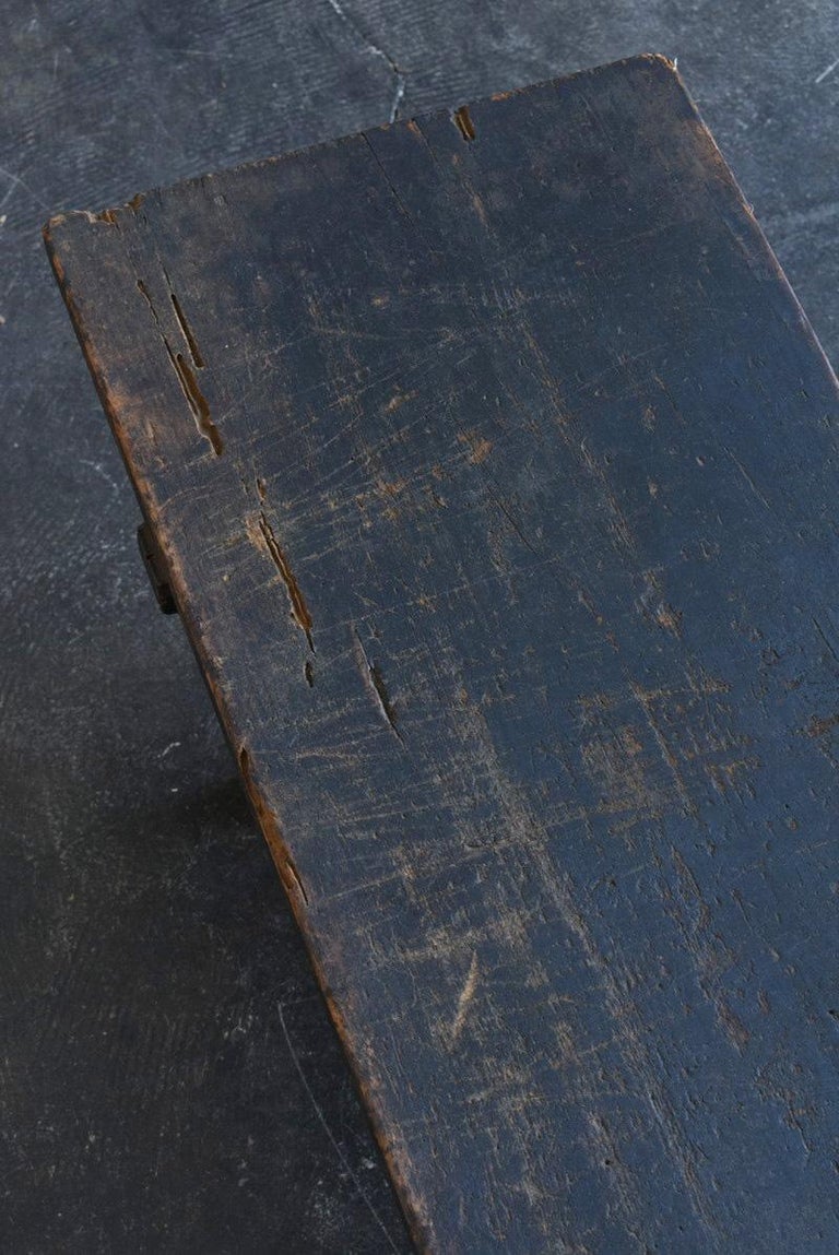 Japanese Antique Wooden Low Table / Edo Period 1800s / Wabi-Sabi ...