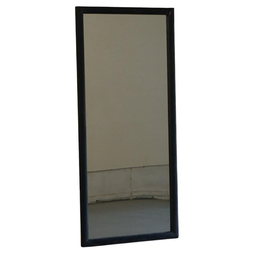 Japanese antique mirror black frame For Sale at 1stDibs