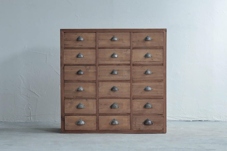 Japanese Antique Multi-Drawer Cabinets, Wabi-Sabi, Early 20th Century ...
