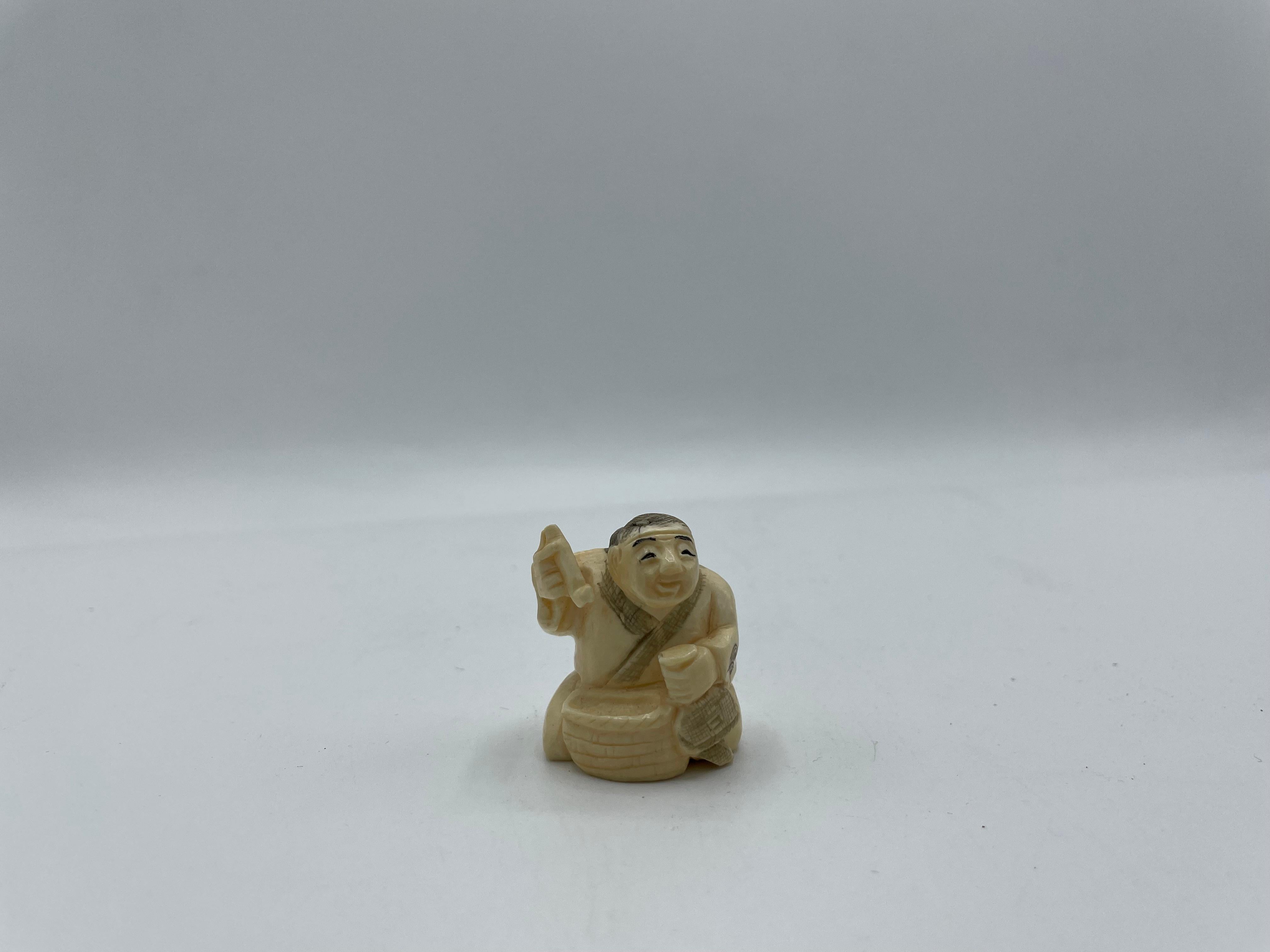 Japanese Antique Netsuke Charm 1920s For Sale at 1stDibs