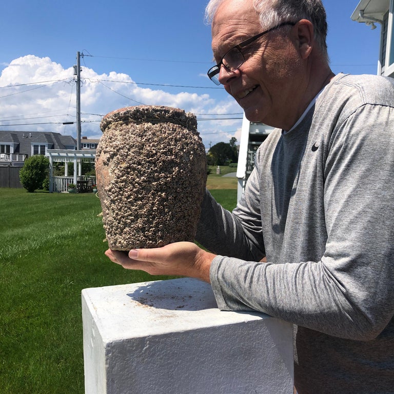 Japanese Antique Octopus Fishing Pot at 1stDibs | japanese octopus ...