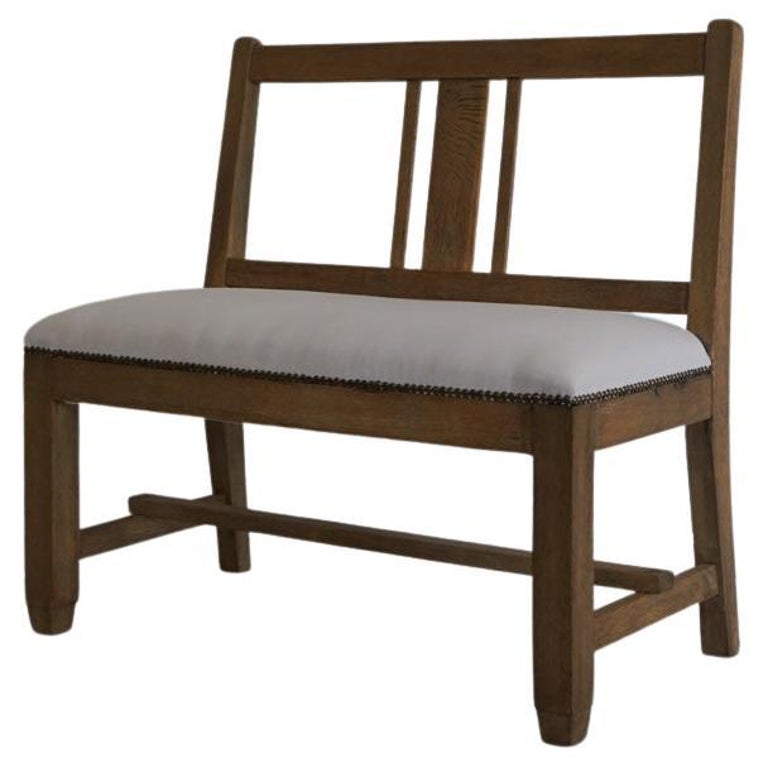 Japanese Antique Old Bench Sofa Chair Primitive Japandi Oak Wood at 1stDibs