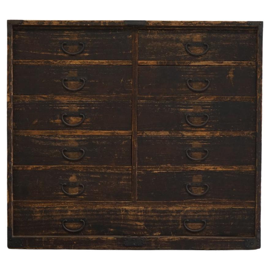 Antique Japanese Storage Chest For Sale at 1stDibs