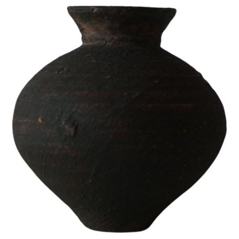 Japanese Antique Old Pottery Small Pot Primitive Wabi-Sabi Object For ...