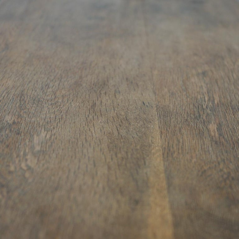 Japanese Antique Old Table Desk Oak Wood Primitive For Sale at 1stDibs