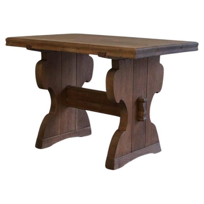 Japanese antique old work table oak wood Primitive For Sale at 1stDibs