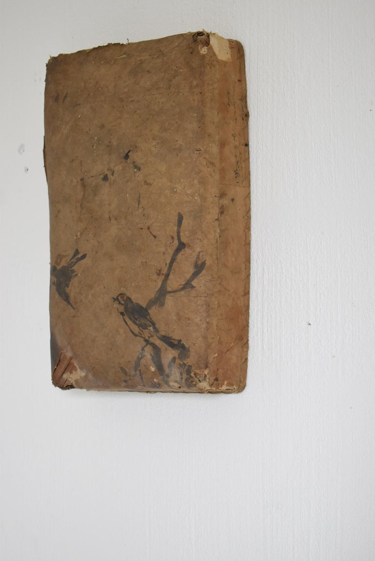 Japanese Antique Paper-Covered Box 1800s-1860s/Edo Period Wabisabi Art ...