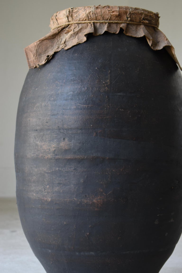 Japanese Antique Paper-Covered Pottery 1860s-1900s /Flower Vase ...