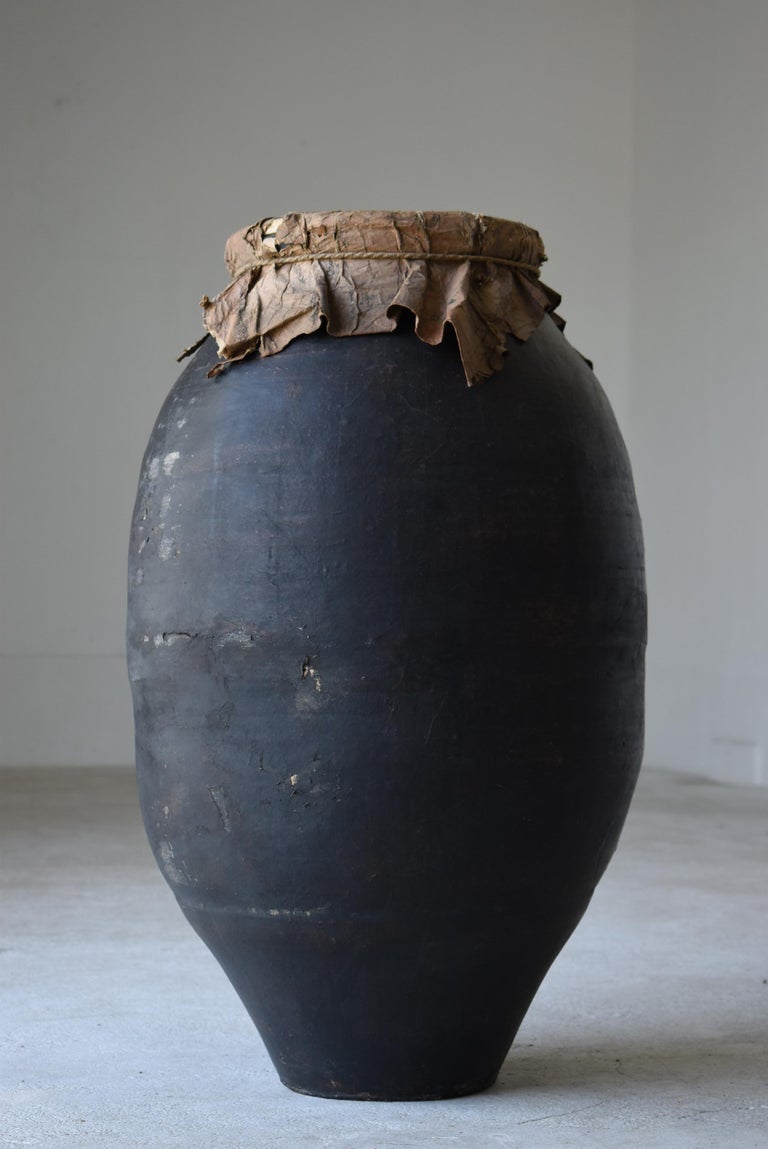 Japanese Antique Paper-Covered Pottery 1860s-1900s /Flower Vase ...