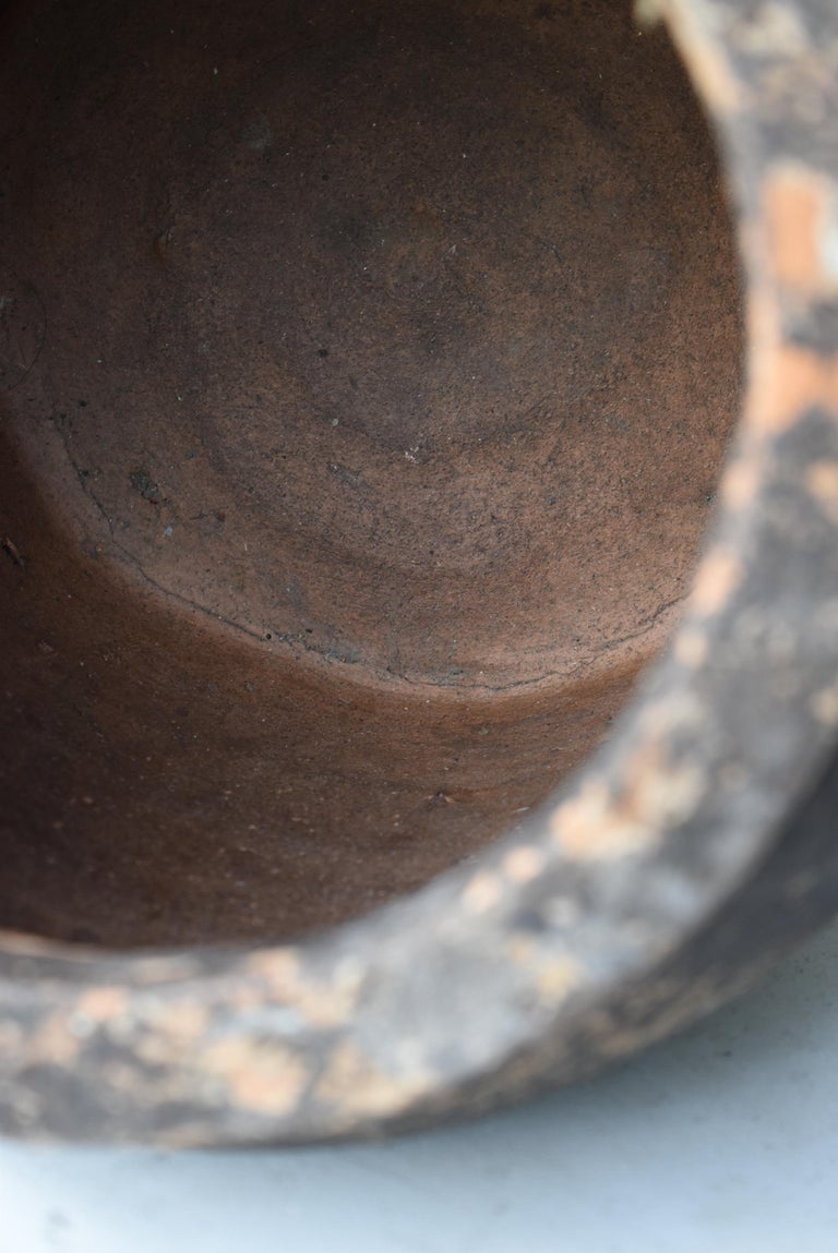 Japanese Antique Paper-Covered Pottery Jar 1800s-1860s / Flower Vase ...