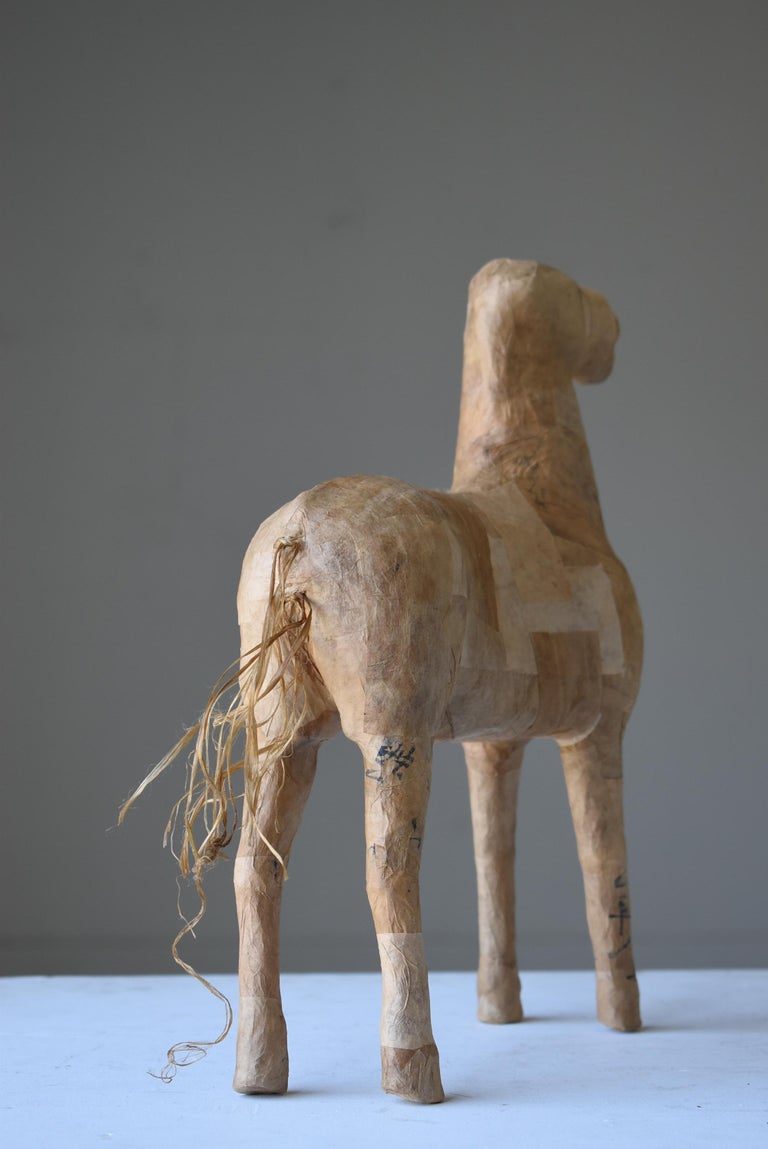 Japanese Antique Papier-Mache Horse 1860s-1920s/Mingei Folk Art ...
