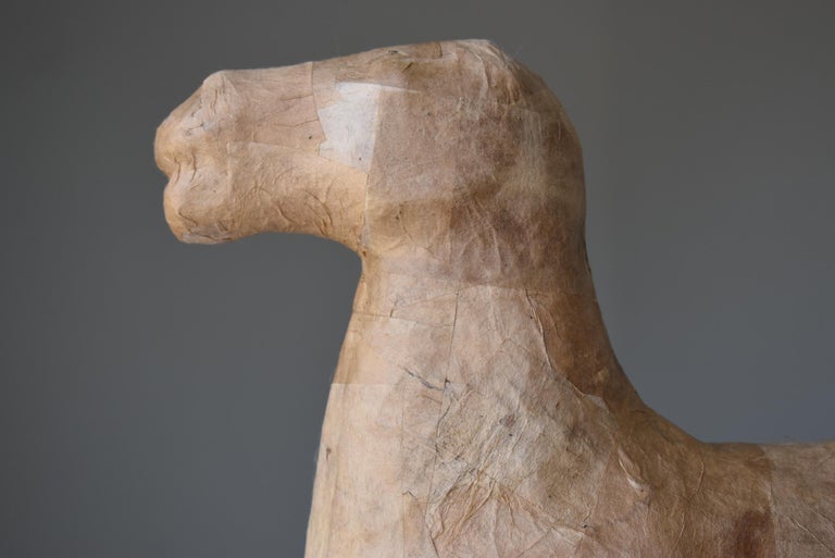Japanese Antique Papier-Mache Horse 1860s-1920s/Mingei Folk Art ...