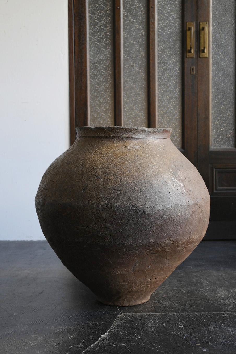 Japanese Antique Pottery large Jar 14-16th Century/ Wabi-Sabi Vase ...