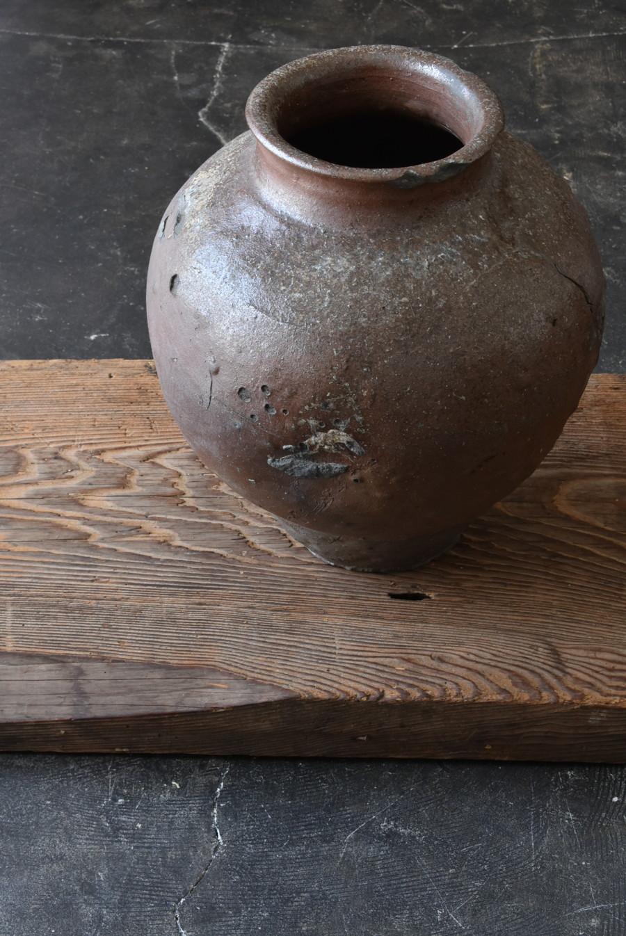 Japanese Antique Pottery Pot / 1500s / Wabi-Sabi Vase / Tokoname Ware ...