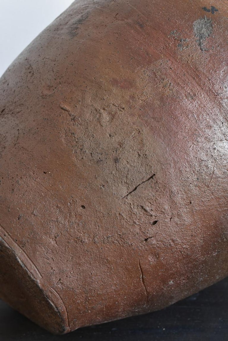 Japanese Antique Pottery Vase / 1500-1572 / Folk Art / Mingei at 1stDibs