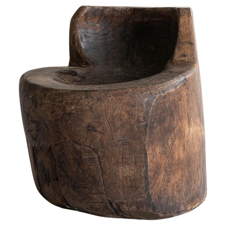 Japanese Antique Primitive Chair 1850s-1920s / Mingei Wabisabi Stool ...