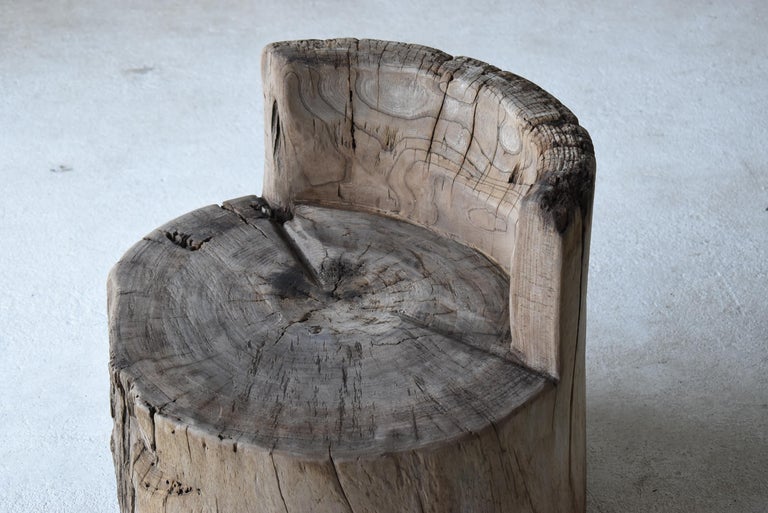 Japanese Antique Primitive Chair 1860s-1920s / Mingei Wabisabi Stool ...