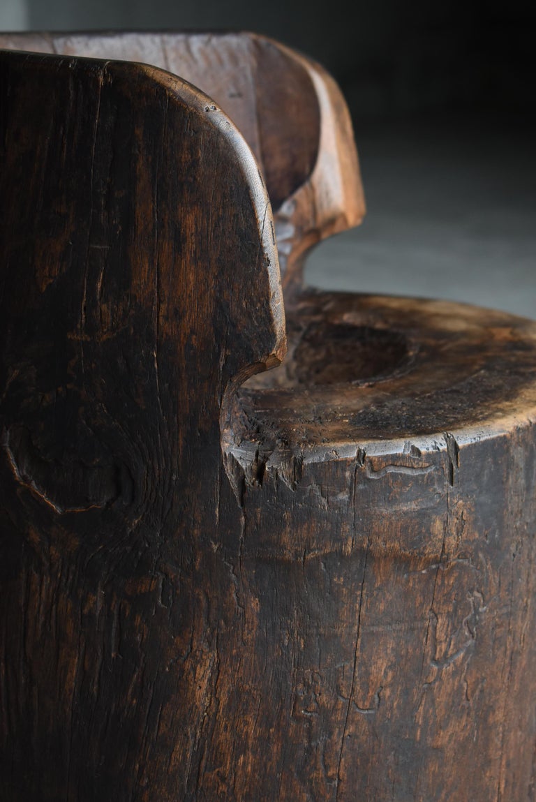Japanese Antique Rustic Chair 1860s-1920s / Wabi Sabi Mingei Seating ...