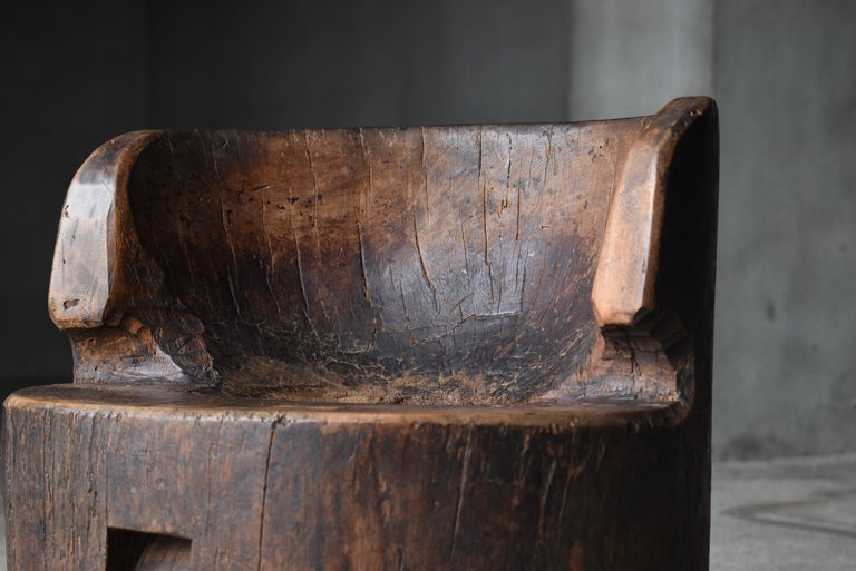 Japanese Antique Rustic Chair 1860s-1920s / Wabi Sabi Mingei Seating ...