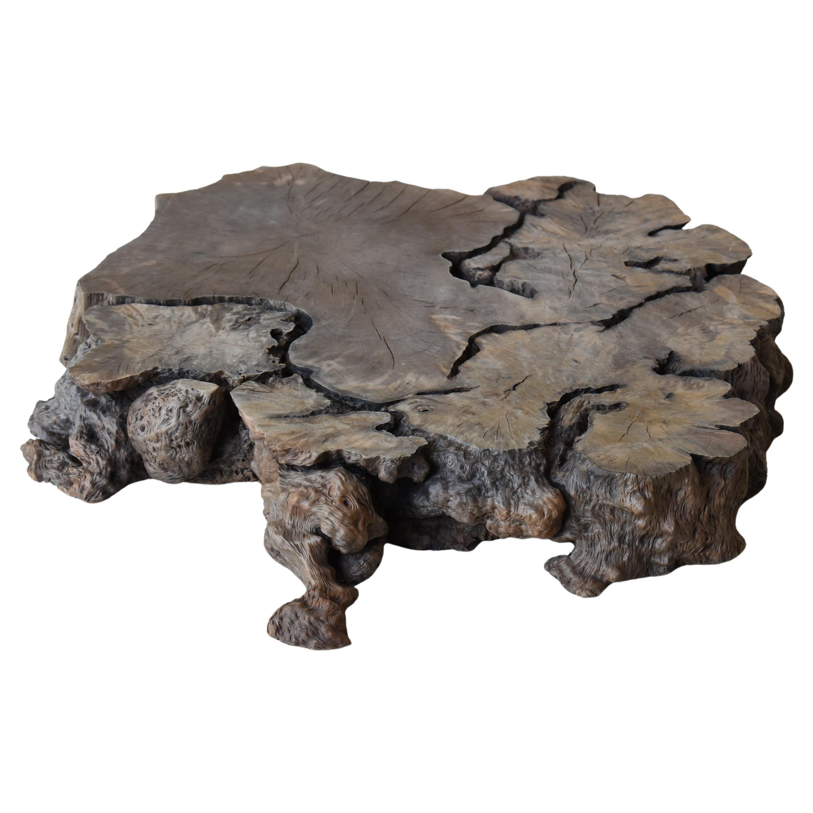 Japanese Antique Primitive Exhibition Stand 1860s-1900s / Low Table ...