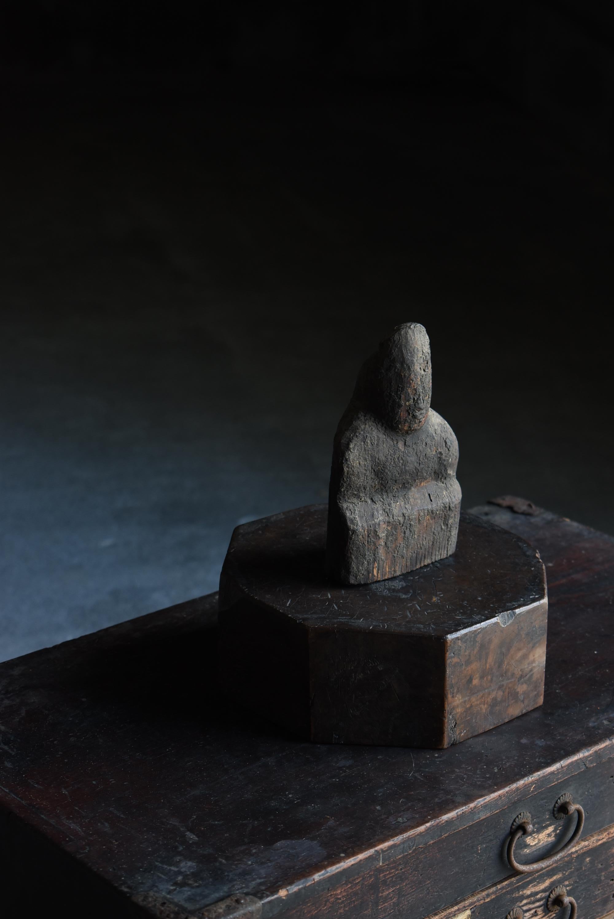 Japanese Antique Primitive Exhibition Stand 1920s-1940s / Wood block ...