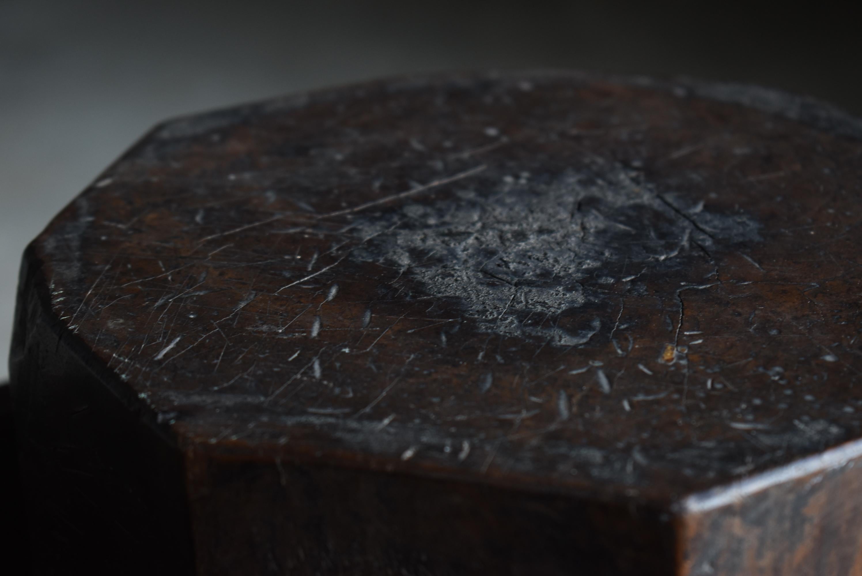 Japanese Antique Primitive Exhibition Stand 1920s-1940s / Wood block ...