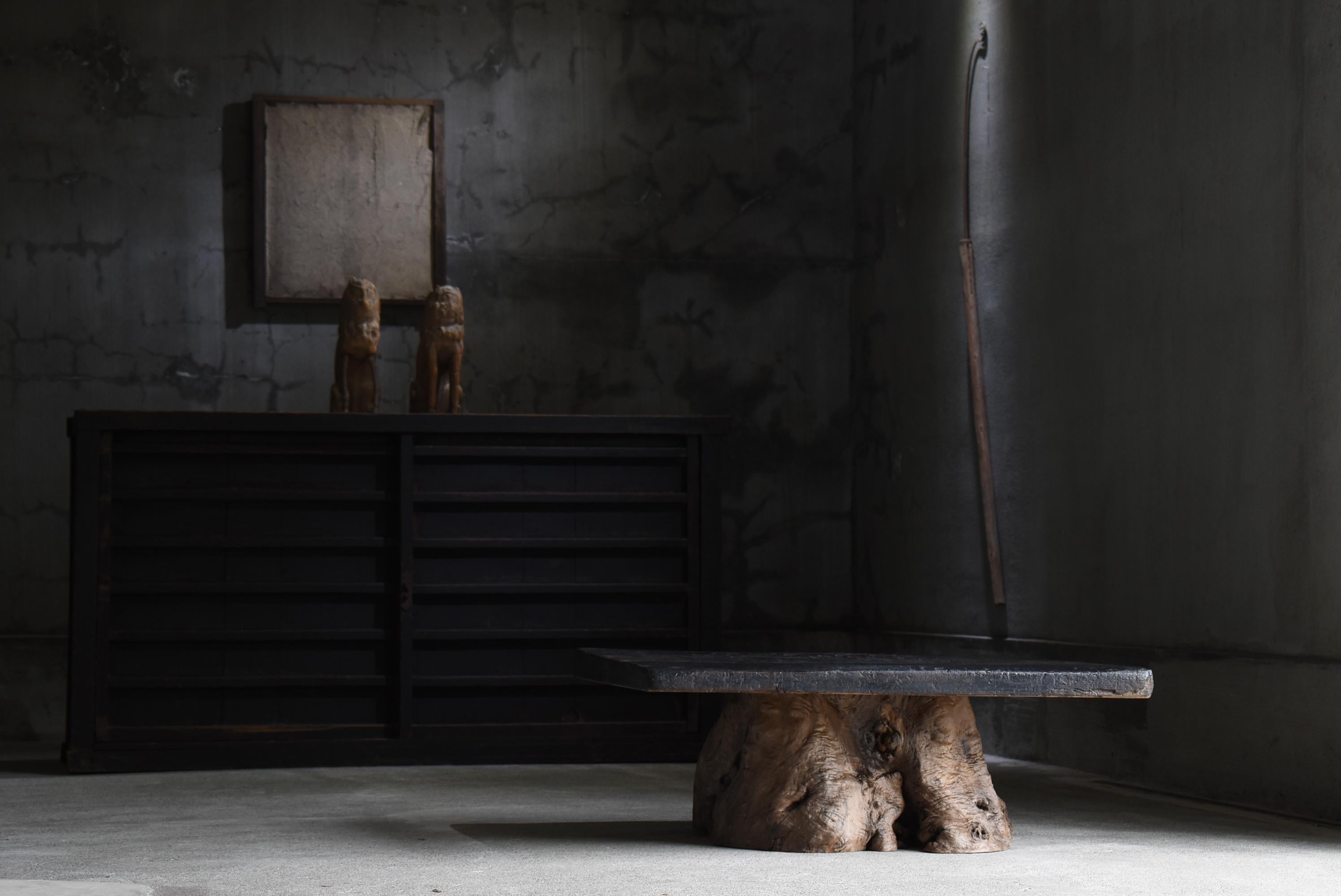 Japanese Antique Primitive Low Table 1860s-1900s / Mingei Wabi Sabi ...