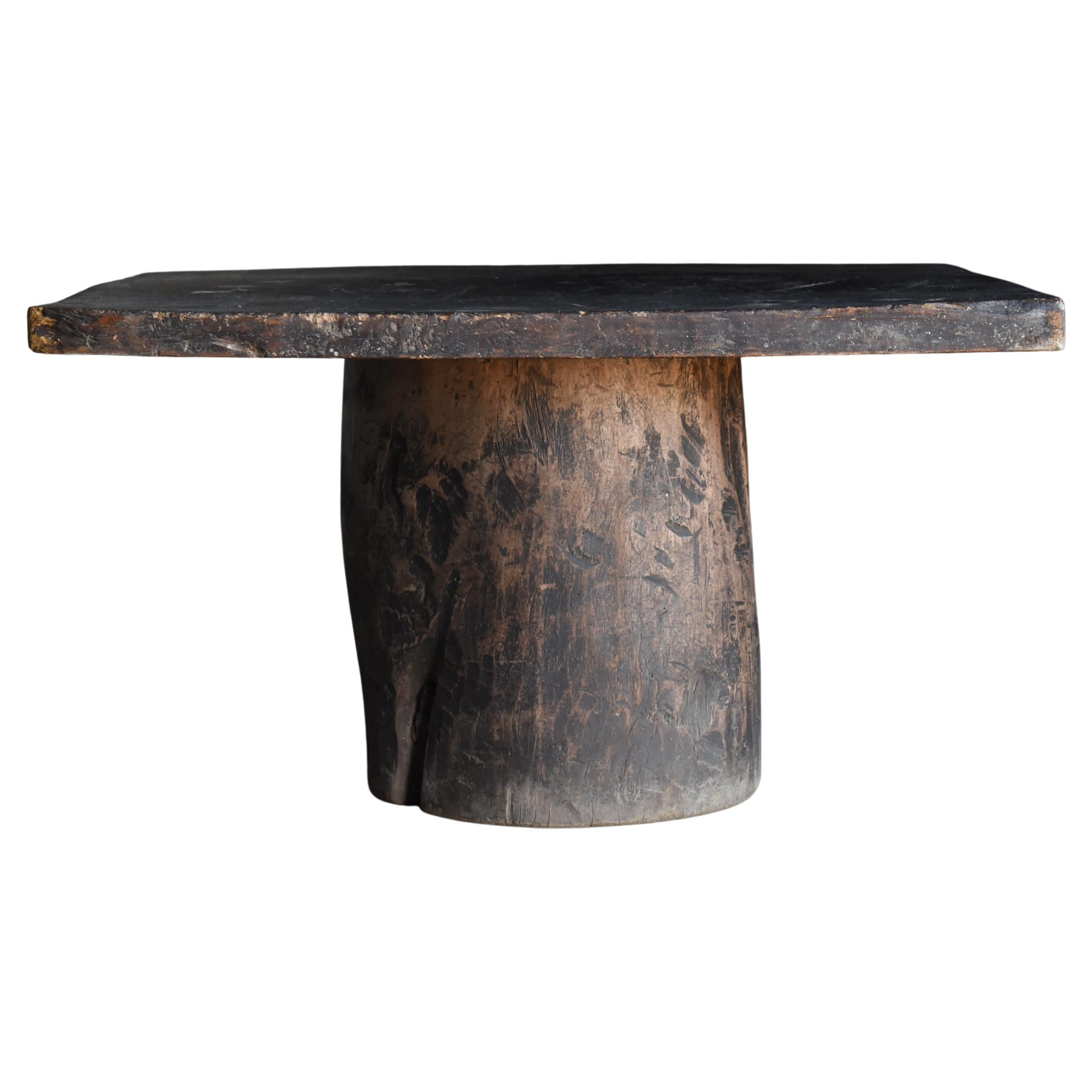 Japanese Antique Primitive Coffee Table 1860s-1900s / Mingei Wabi Sabi For Sale at 1stDibs