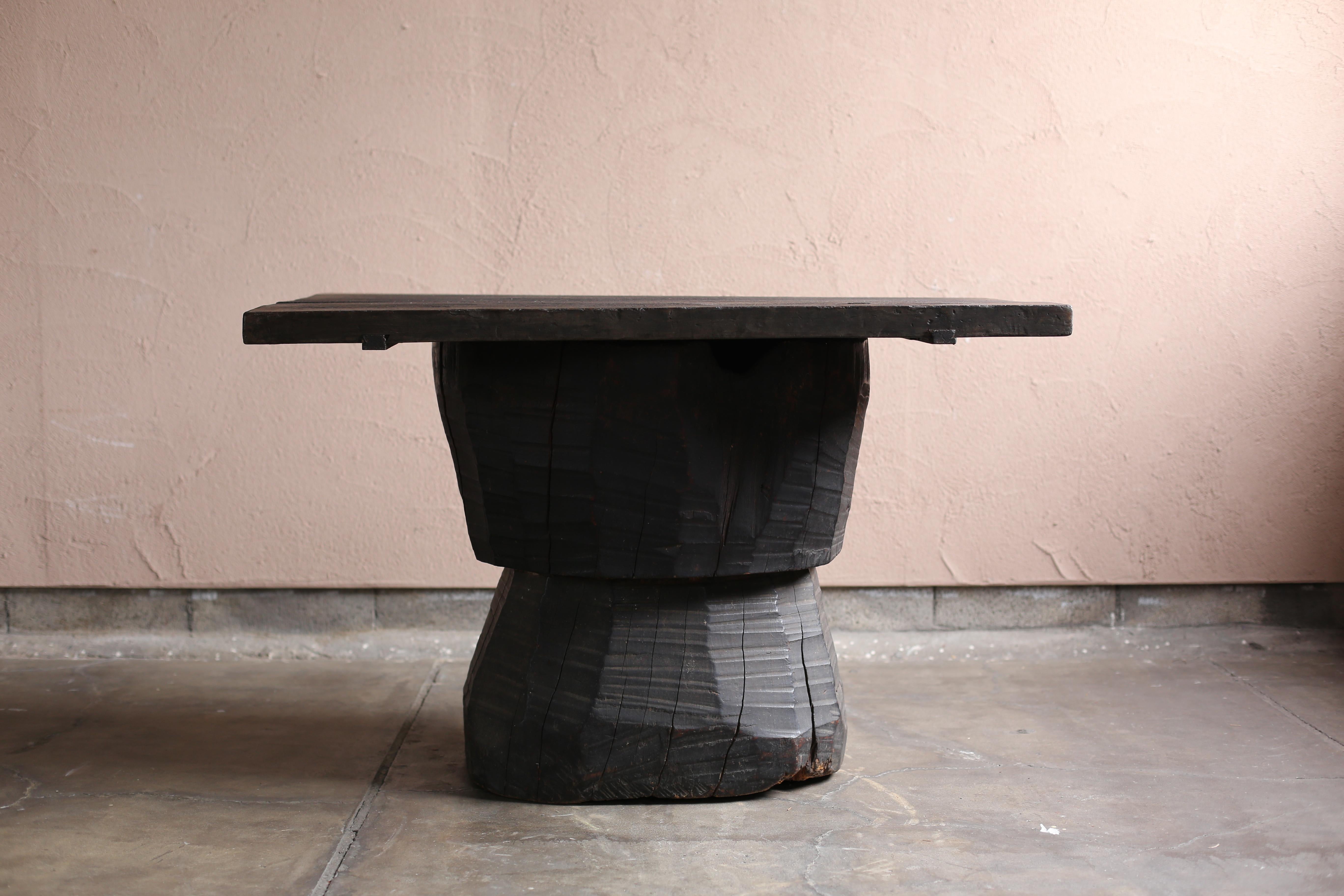 Japanese Antique Primitive Table 1860s-1900s / Dining Table Wabi Sabi ...