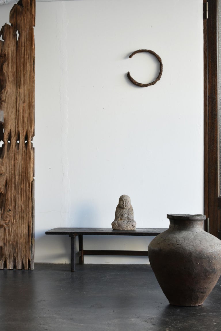 Japanese Antique iron ring Object/Wall Hanging Decoration/Excavated ...