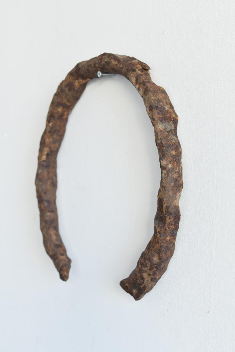 Japanese Antique iron ring Object/Wall Hanging Decoration/Excavated ...