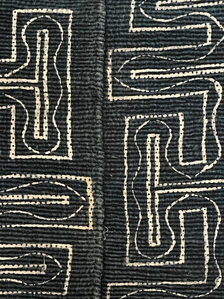 Japanese Antique Saki-Ori Farmer Jacket with Resistant Dye Pattern For ...