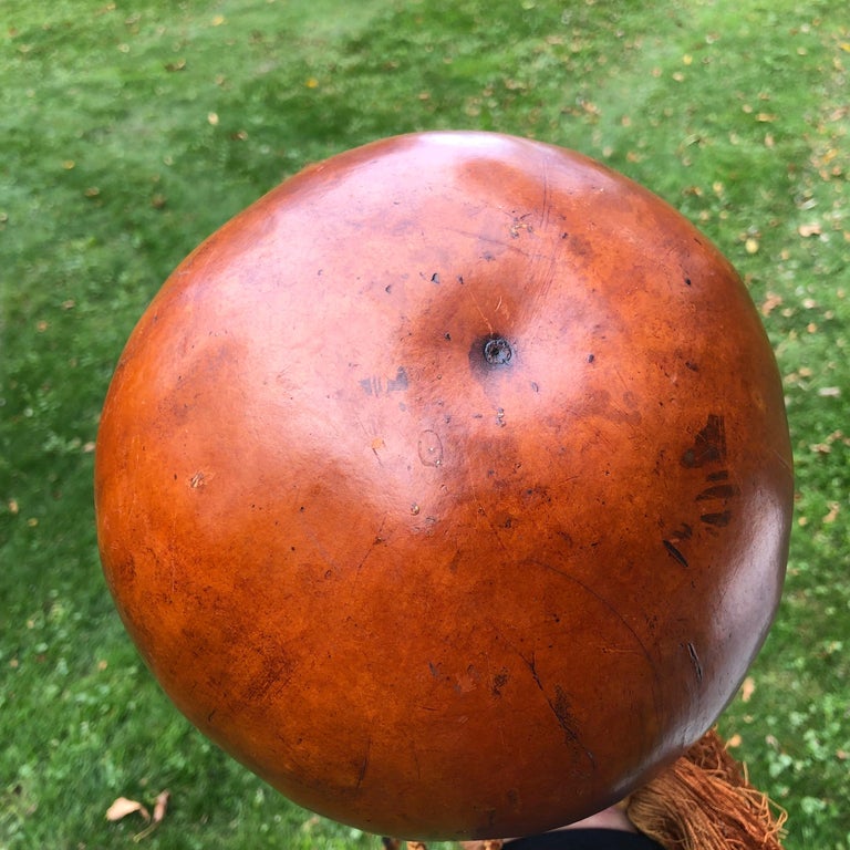 Japanese Antique Samurai Wine Gourd "Hyotan" with Serving Cup, Edo ...