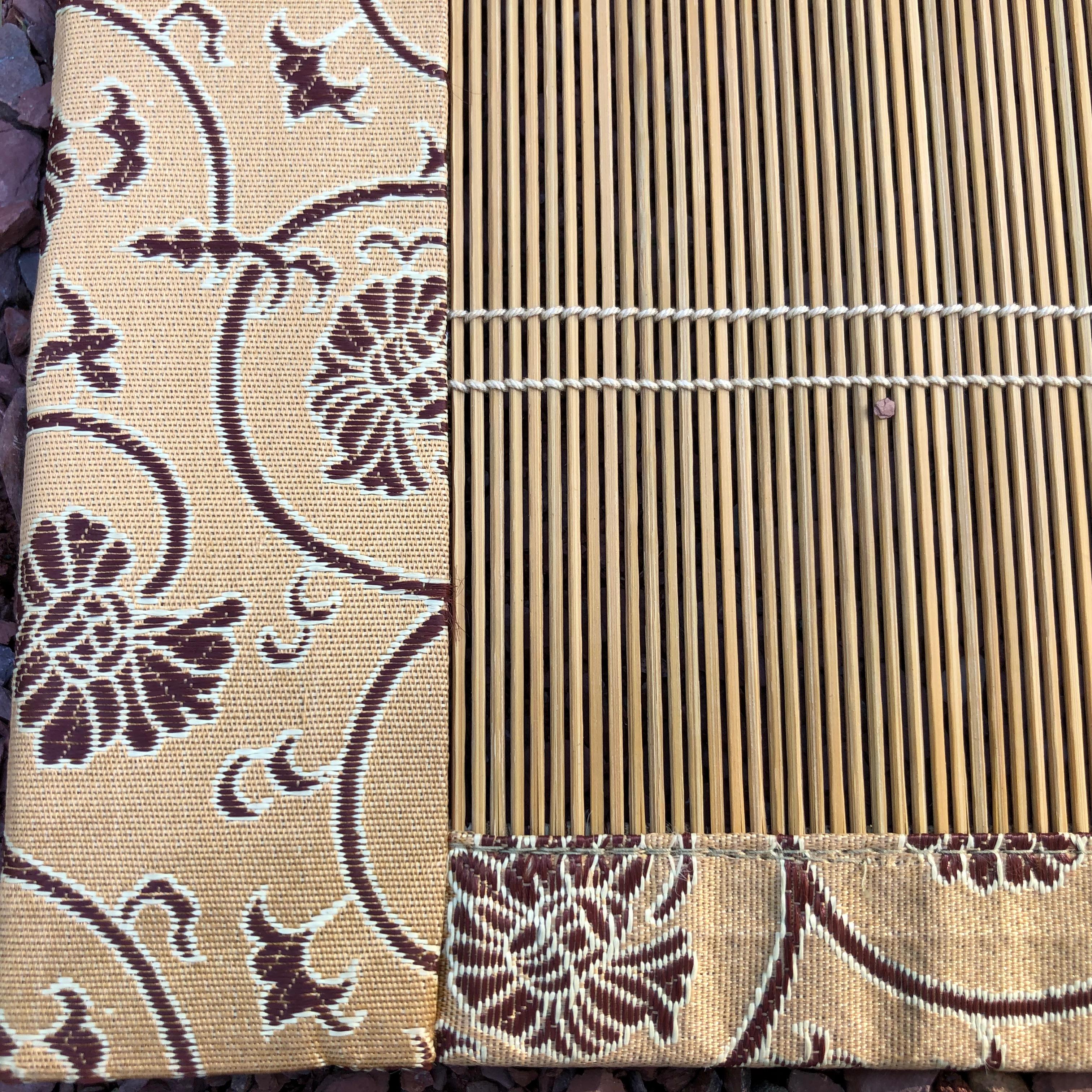 Japanese Set Four Silk and Bamboo Blinds or Screens "Sudare" Best ...