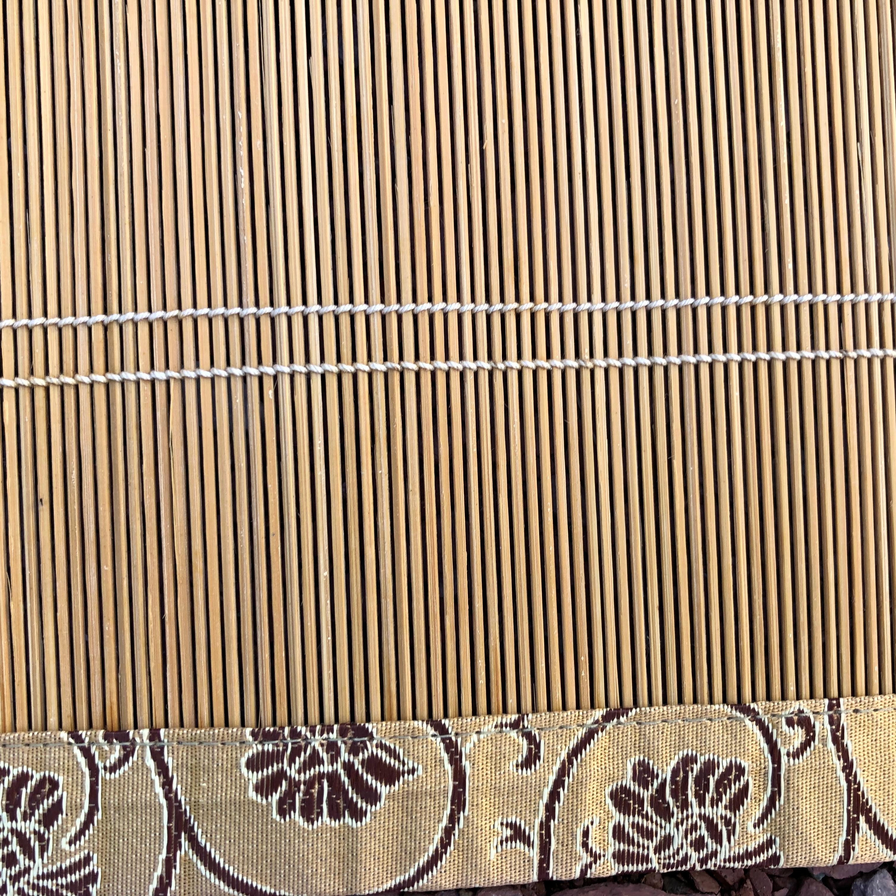 Japanese Set Four Silk and Bamboo Blinds or Screens "Sudare" Best ...