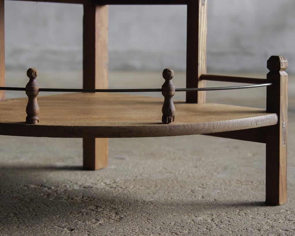 Japanese Antique Small Corner Shelf Display Stand Taisho Period Early ...