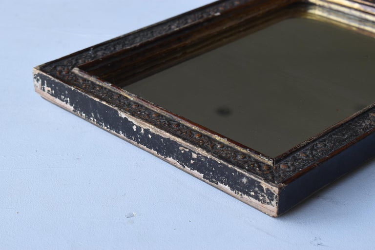 Japanese Antique Small Mirror 1860s-1900s / Wabi Sabi Object Wall ...