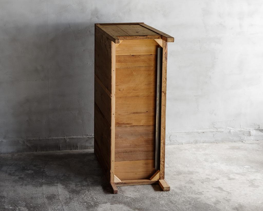 Japanese antique, storage cabinet, Taisho period (1912-1926 )Wabi-sabi ...