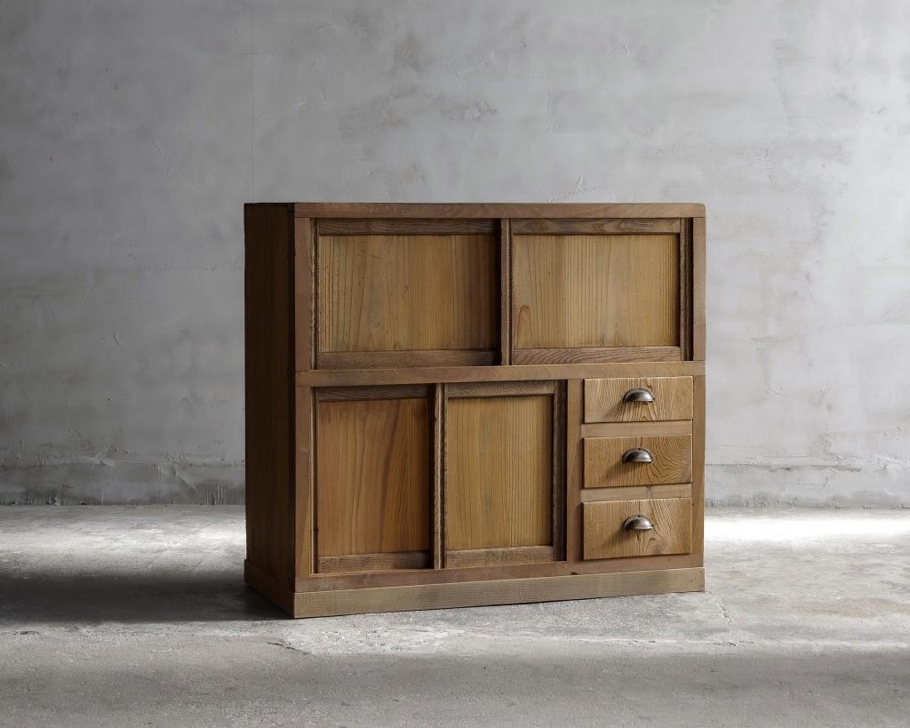 Japanese Antique Storage Cabinets , Taisho Period Early 1900s', Wabi ...