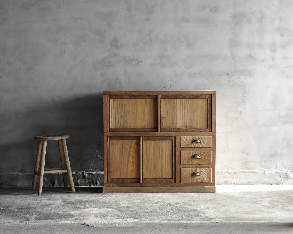 Japanese Antique Storage Cabinets , Taisho Period Early 1900s', Wabi ...