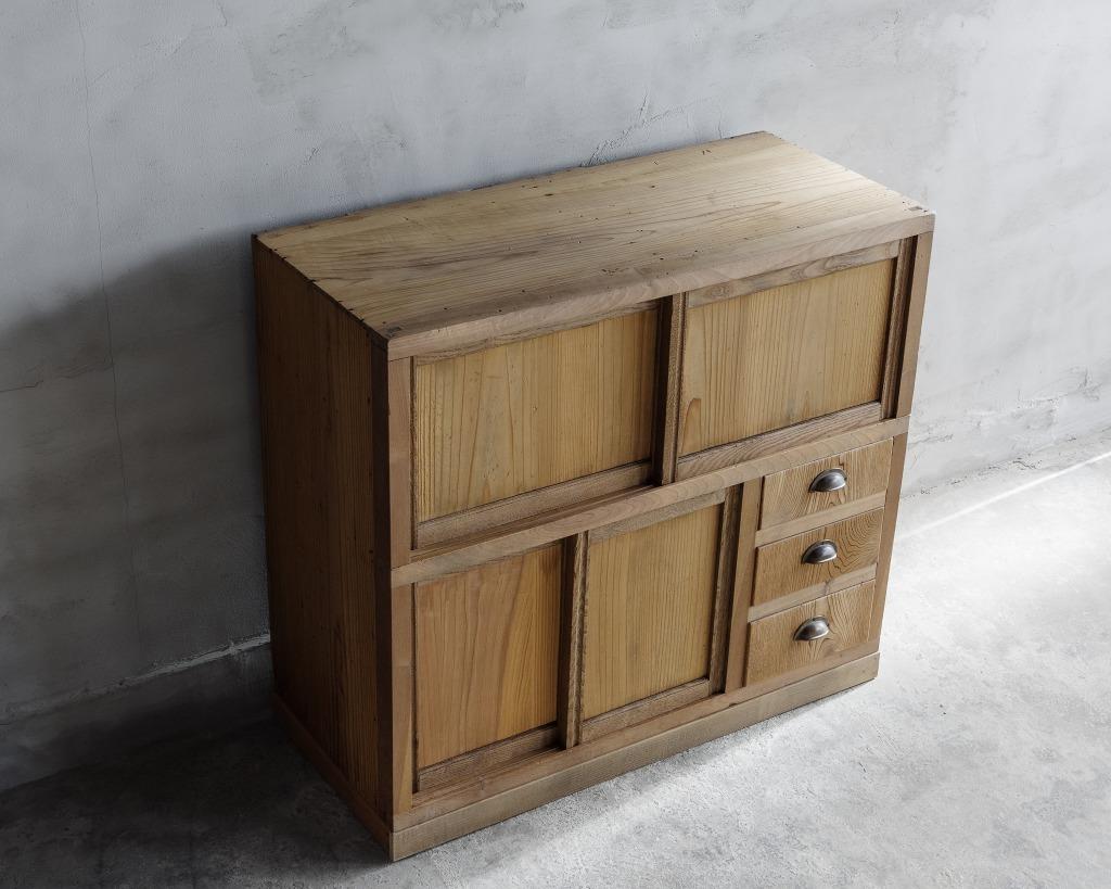 Japanese Antique Storage Cabinets , Taisho Period Early 1900s', Wabi ...