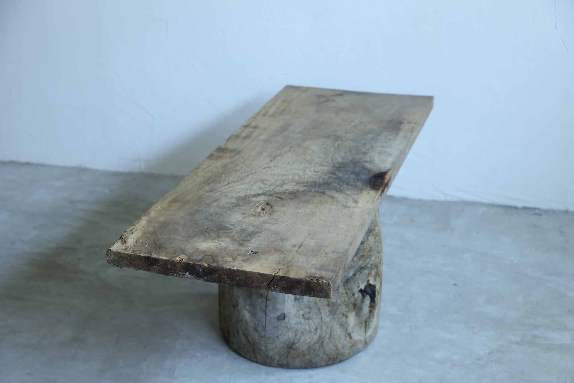 Japanese Antique Table, Table Primitive Wabi Sabi Mingei For Sale at ...