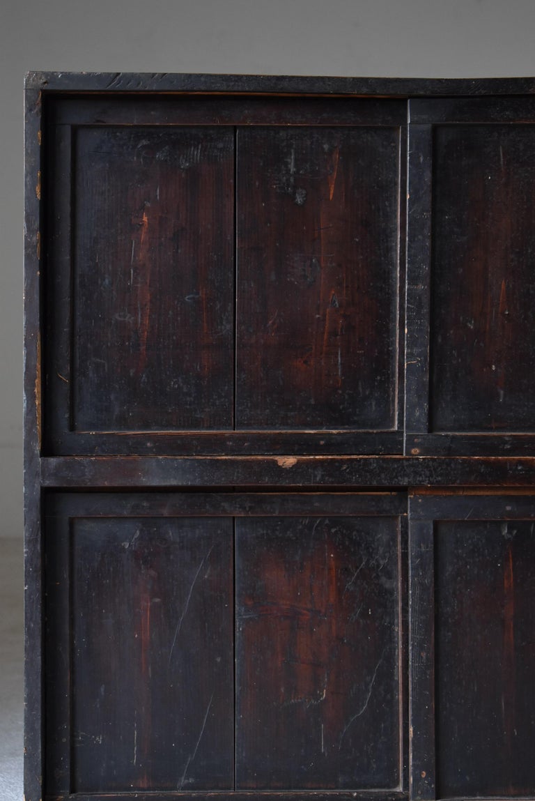 Japanese Antique Tansu 1860s-1900s/Chests of Drawers Cabinet Shelf ...