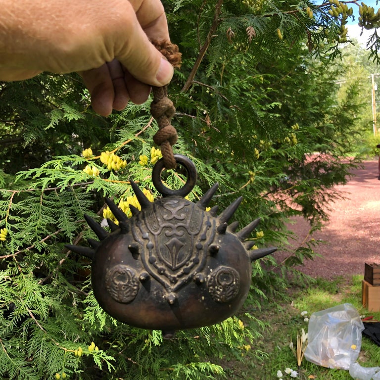 Japanese Antique "Tea Ceremony" Bronze Hand Bell 19th Century, Lovely ...
