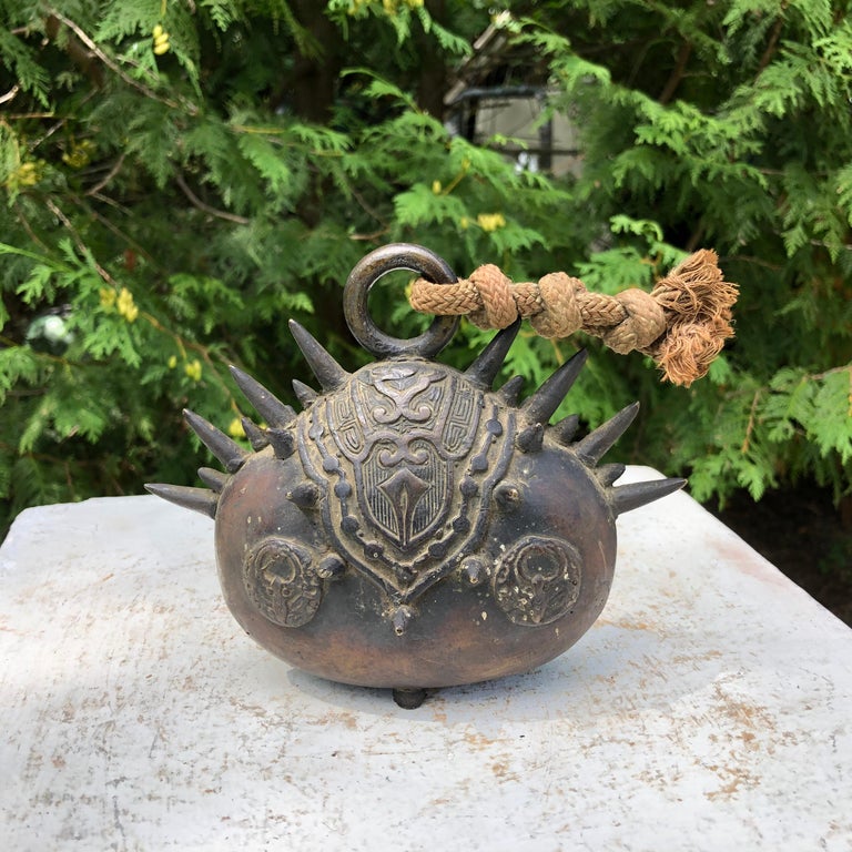 Japanese Antique "Tea Ceremony" Bronze Hand Bell 19th Century, Lovely ...