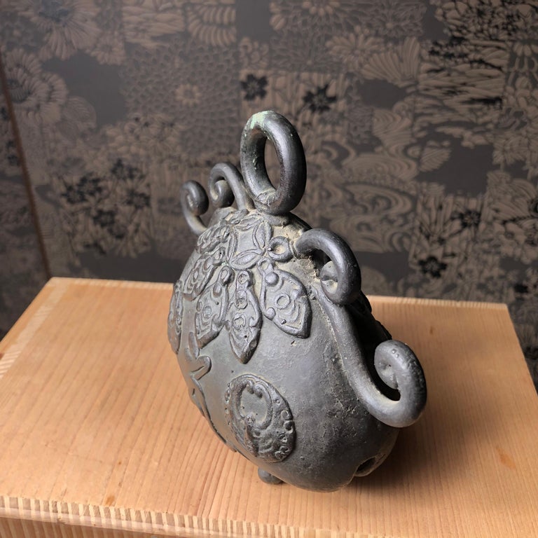 Japanese Antique "Tea Ceremony" Bronze Hand Bell 19th Century, Lovely ...