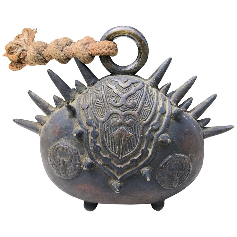 Japanese Antique "Tea Ceremony" Bronze Hand Bell 19th Century, Lovely ...