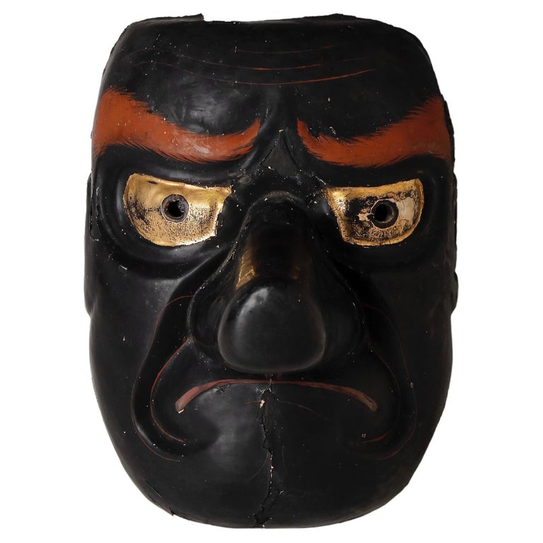 Japanese Antique Tengu mask 18 century For Sale at 1stDibs