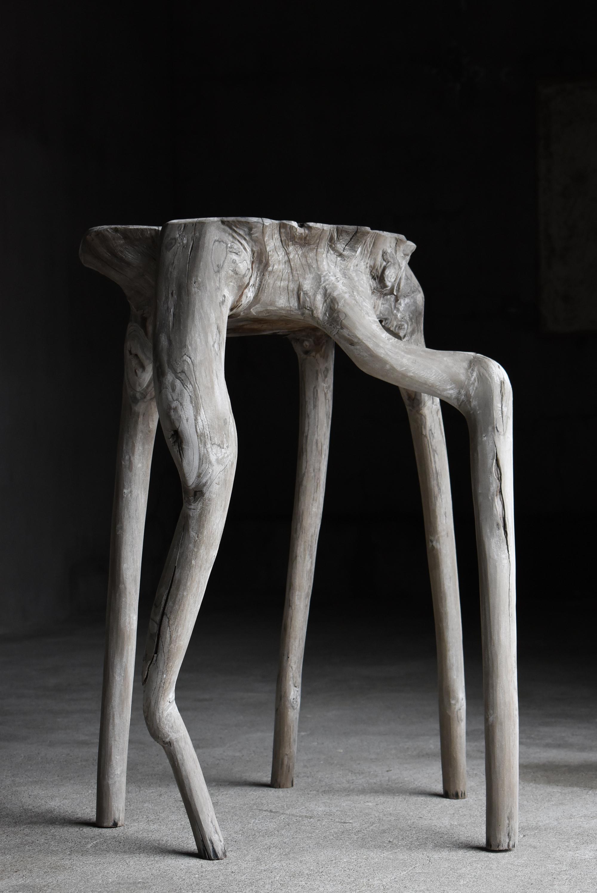 Japanese Antique Tree Root Stand 1860s-1900s / Flower Stand Side Table ...