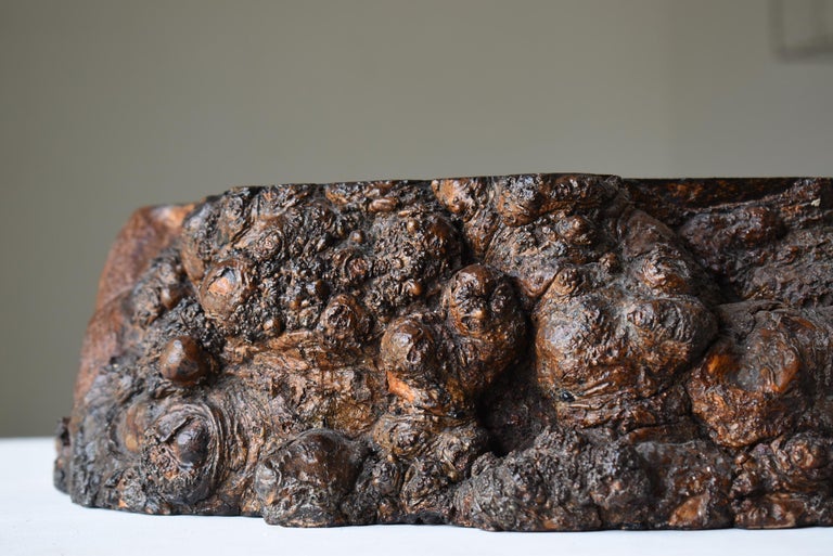 Japanese Antique Tree Stump Display Stand 1860s-1900s/Flower Stand ...